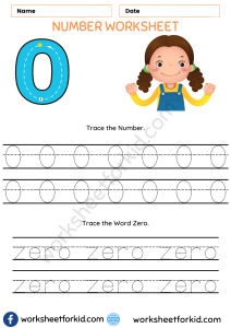 Number 0 Worksheet - WorksheetForKid