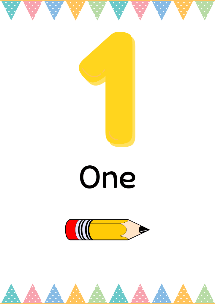 Number 0-20 Flashcard PDF Printable - WorksheetForKid