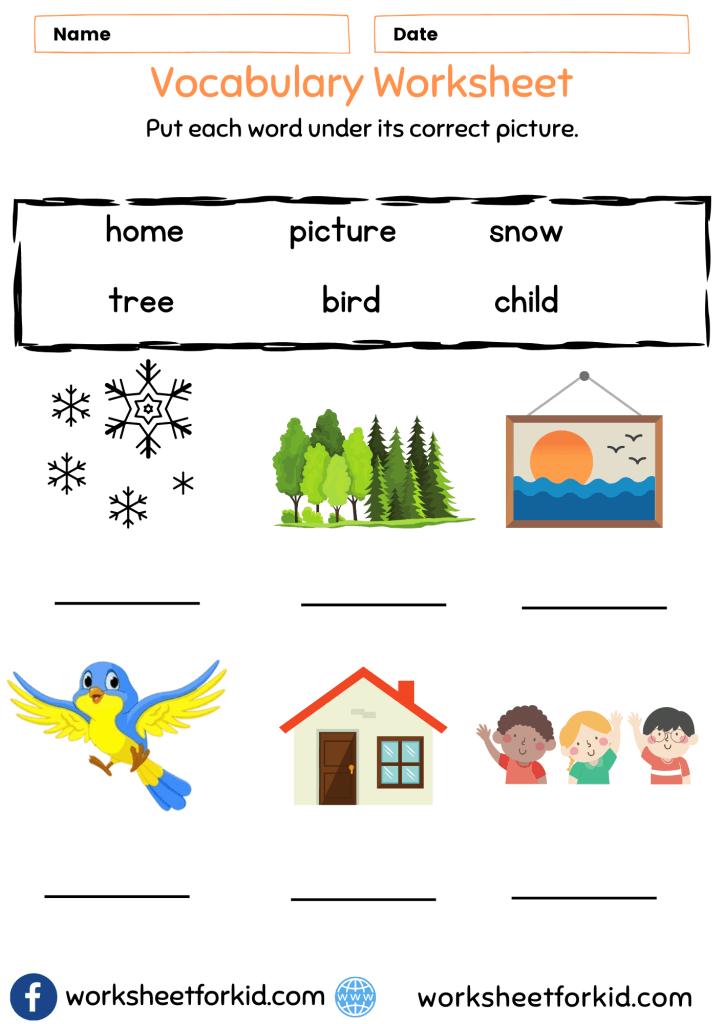 Vocabulary Worksheet PDF-16 - WorksheetForKid