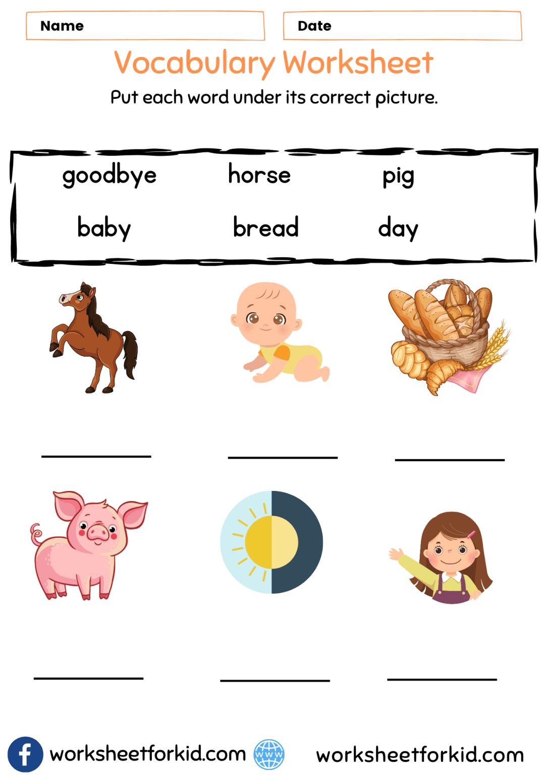 Vocabulary Worksheet PDF-5 - WorksheetForKid